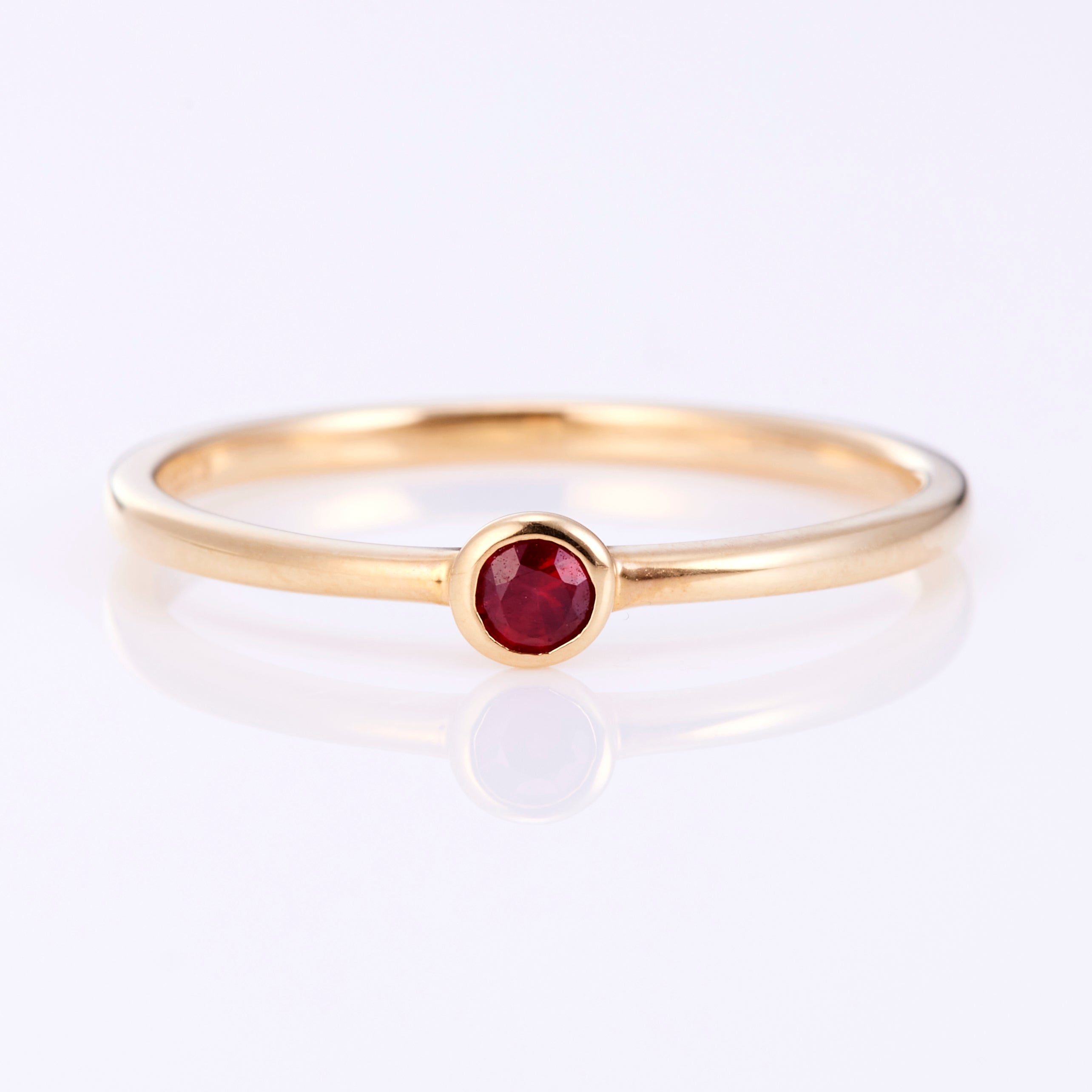K10YG 1粒ルビー ジュリエッタ リング – COLETTE GIFT